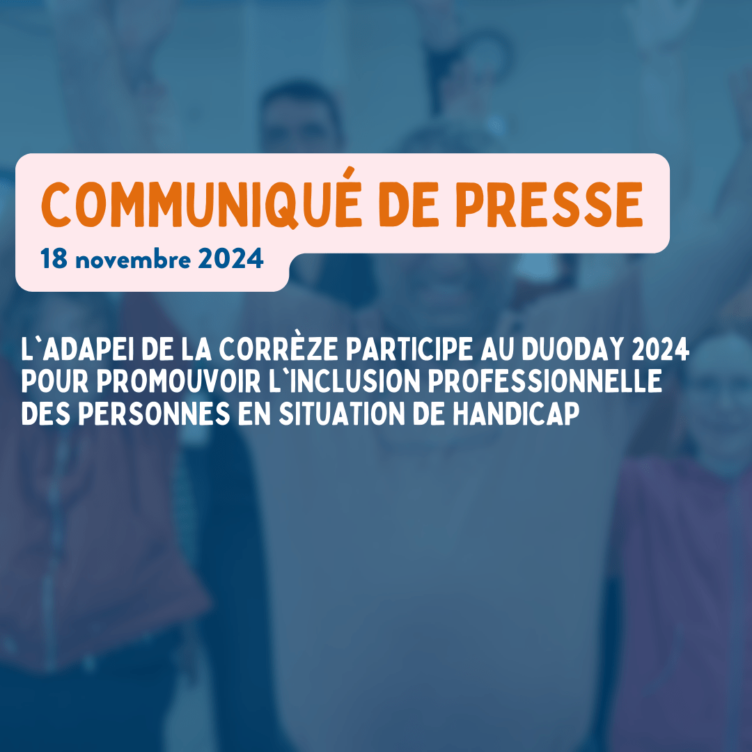 L'Adapei de la Corrèze participe au Duoday 2024 ! - Site de l'Adapei de la Corrèze