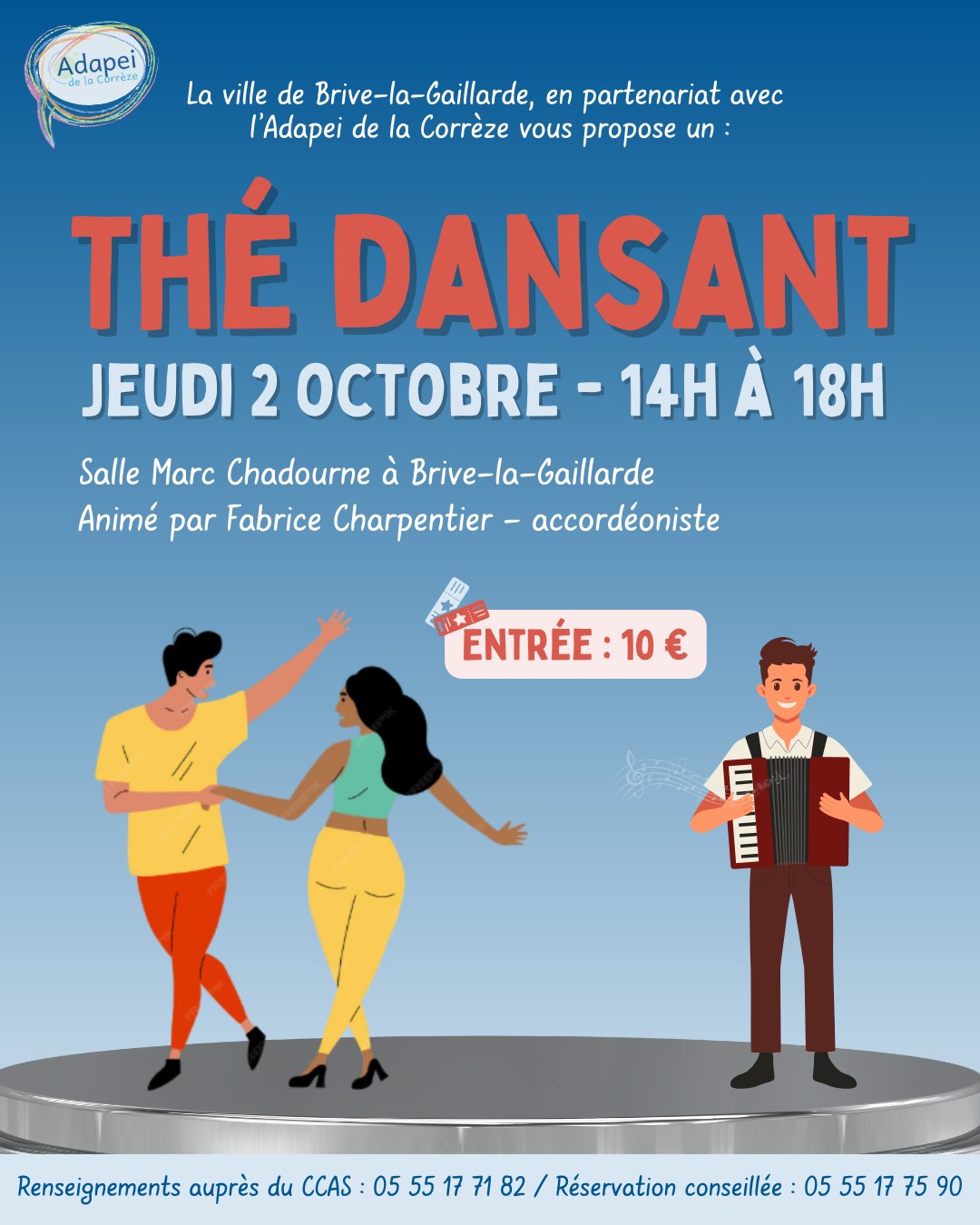 Thé Dansant - Site de l'Adapei de la Corrèze